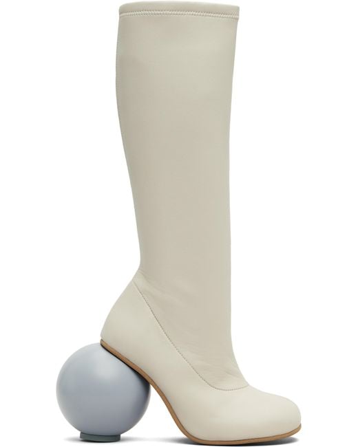 Yume Yume Ball Tall Boots in White | Lyst