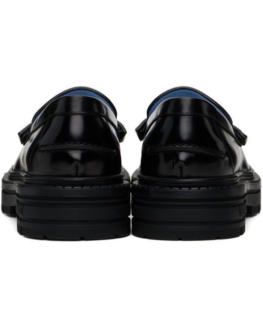 Versace Adriano Loafers in Black for Men | Lyst