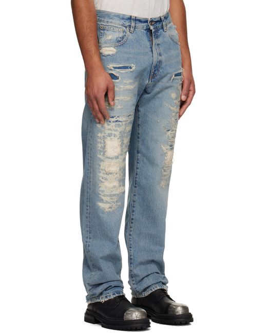 424 Collection Loose Fivepocket Jeans in Blue for Men | Lyst UK