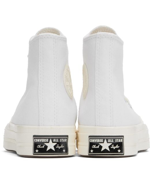 Converse Chuck 70 Textured High Top Sneakers in Black | Lyst