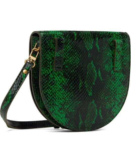 Vivienne Westwood Saddle Crossbody Bag in Green for Men | Lyst
