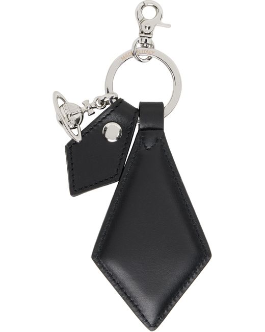 Vivienne Westwood Diamond Keyring Keychain in Black for Men | Lyst