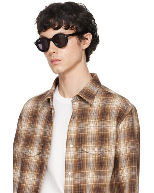 Tom Ford Raffa Sunglasses in Black for Men | Lyst UK