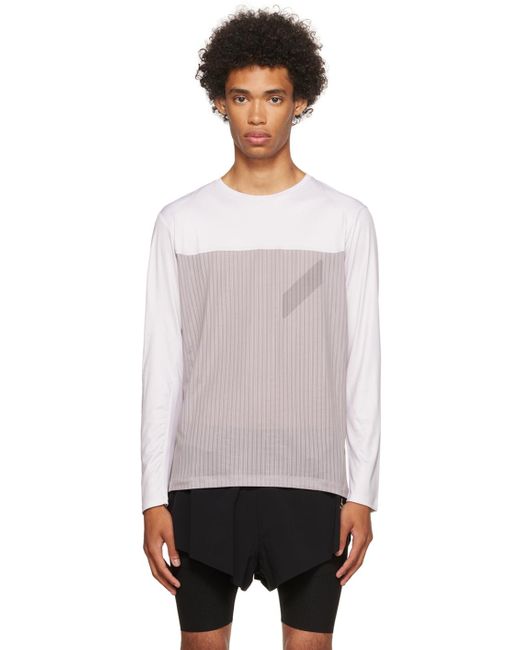 Soar Running Synthetic Long Sleeve Hot Weather T-shirt in Light Grey ... Soar Running Synthetic Long Sleeve Hot Weather T-shirt in Light Grey ...