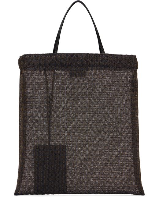 The Row Barn Mini Tote in Black | Lyst