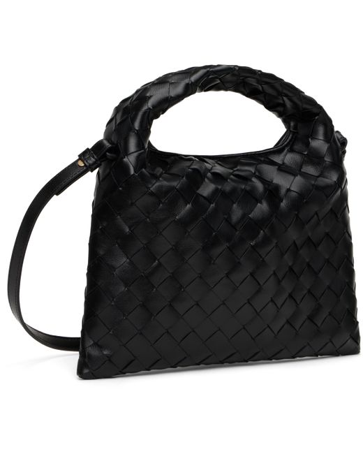 Bottega Veneta Mini Hop Bag in Black | Lyst