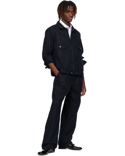 Engineered Garments Trucker Jacket in Blue for Men | Lyst UK