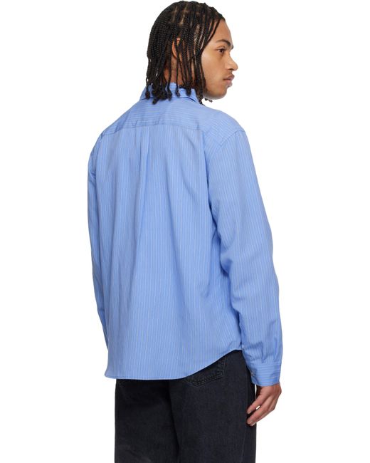 Hope Relaxed Button-Up Shirt in Blue for Men | Lyst UK