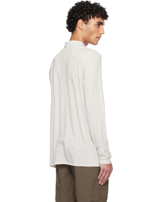 Veilance Frame Ls Polo in Black for Men | Lyst UK