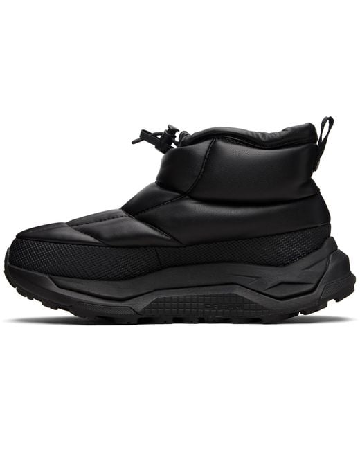The North Face Leather Pack Hybrid Boots in Black | Lyst UK