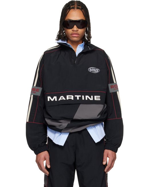 Martine Rose Hockey Track Jacket in Black for Men | Lyst UK