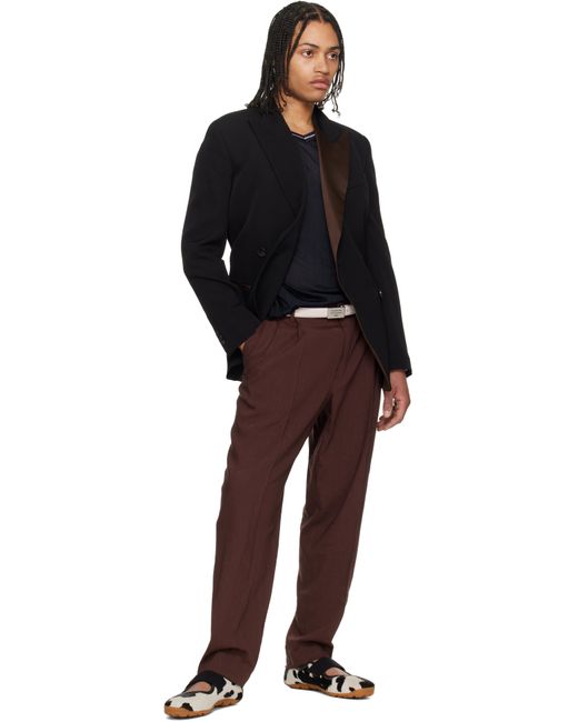 Wales Bonner Off- Mary Jane Flat Sneakers in Black for Men | Lyst