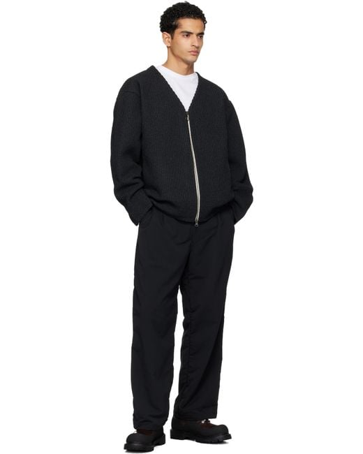 Nanamica Ooal 5G Zip Cardigan in Black for Men | Lyst UK
