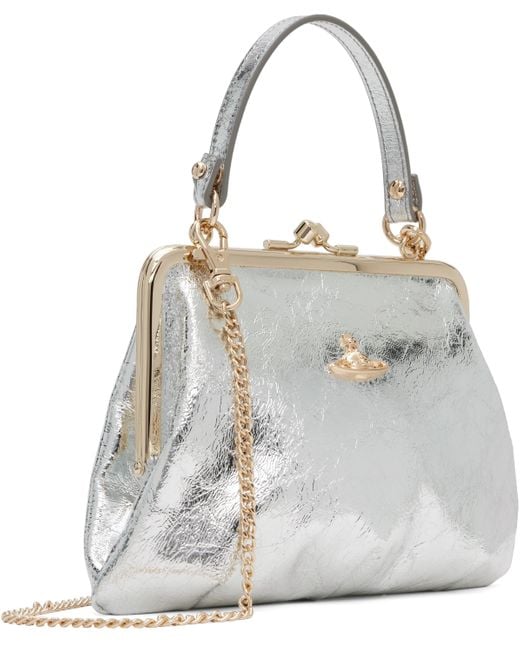 Vivienne Westwood Granny Frame Bag in Gray | Lyst