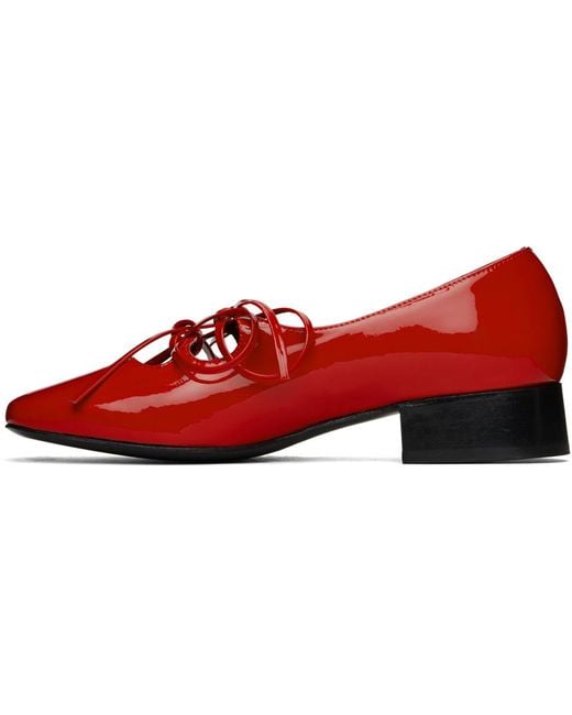 Nicole Saldaña Isabel Ballerina Flats in Red | Lyst