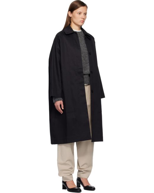 Casey Casey Carlyle Trench Coat in Black | Lyst