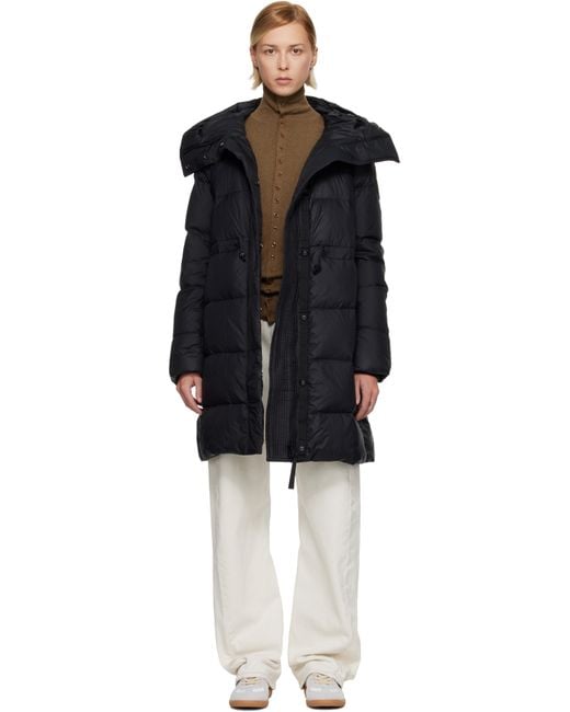 Canada Goose 'Tonal Label' Montgomery Down Coat in Black | Lyst UK