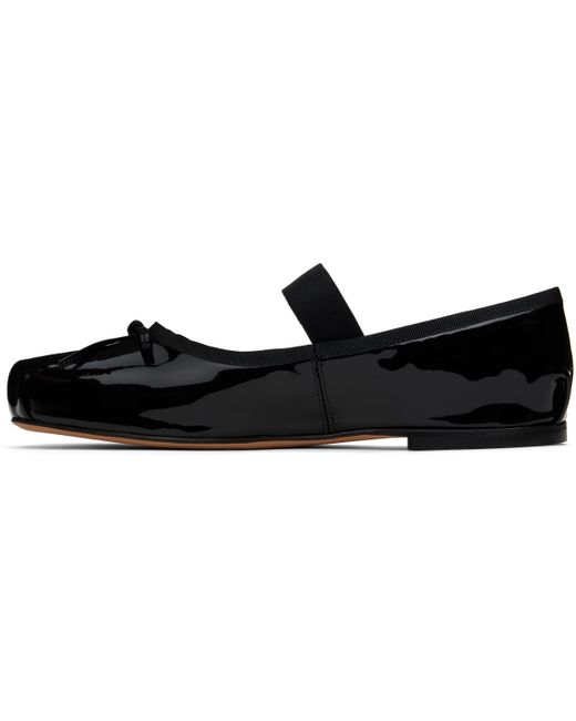 Anine Bing Jolie Ballerina Flats in Black | Lyst UK