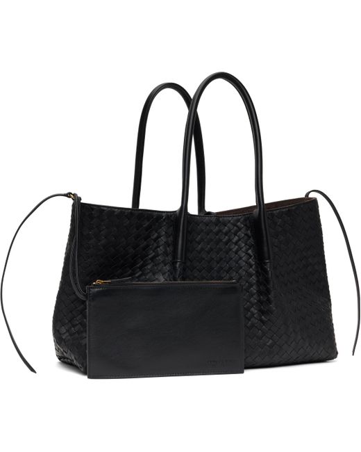 Bottega Veneta Pinacoteca Reversible Tote in Black | Lyst