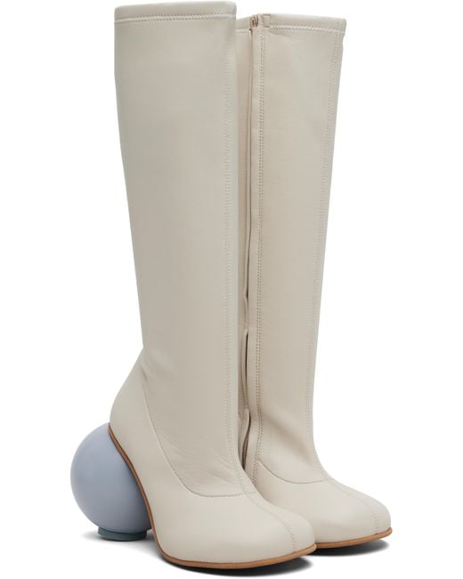 Yume Yume Ball Tall Boots in White | Lyst