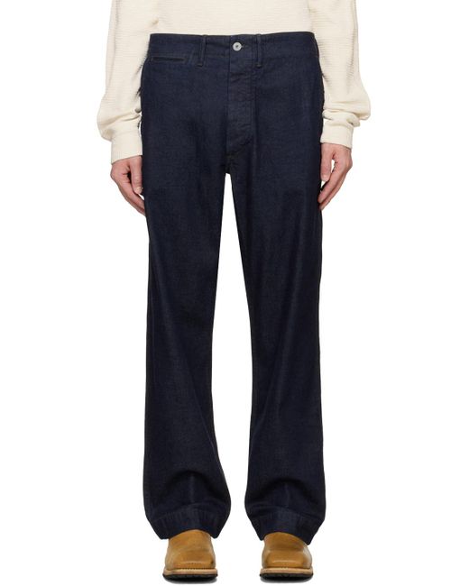 RRL Rinsed Denim Field Jeans in Blue for Men | Lyst