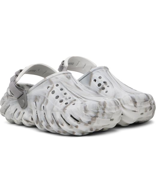 Crocs™ Echo Marbled Clogs in Black for Men | Lyst