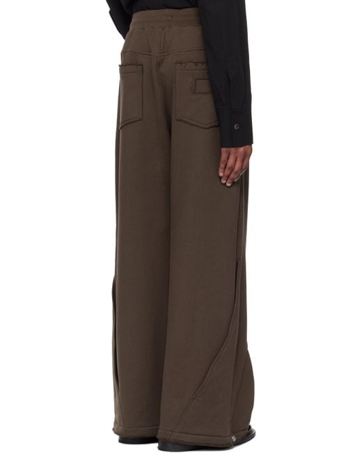 NULLUS Intertwined Structure Sweatpants in Brown for Men | Lyst NULLUS Intertwined Structure Sweatpants in Brown for Men | Lyst