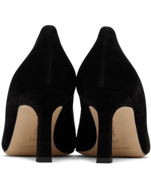 Manolo Blahnik Moiralo Heels in Black | Lyst