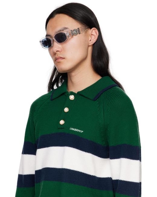 Versace Transparent Medusa Biggie Sunglasses in Black for Men | Lyst