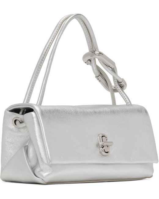 Marc Jacobs 'the Metallic Mini Dual' Bag in White | Lyst