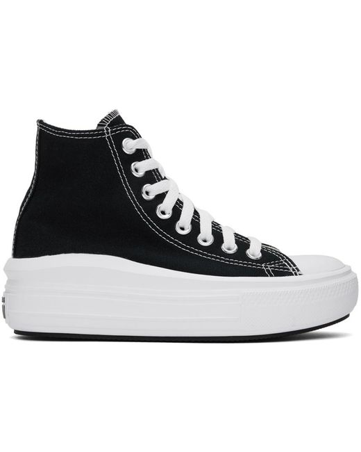 Converse Chuck Taylor All Star Move High Top Sneakers in Black | Lyst