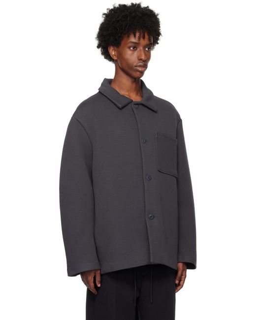 Nike Tech Shacket Jacket in Black for Men | Lyst
