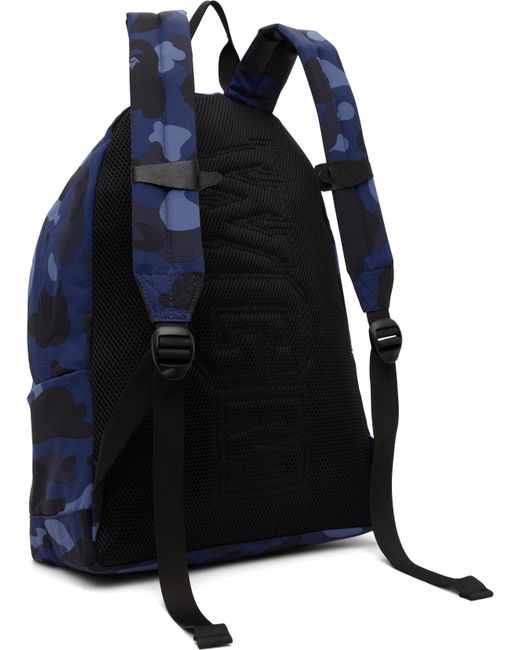 A Bathing Ape Color Camo Shark Daypack Backpack in Blue for Men | Lyst UK