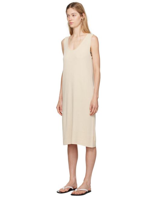 The Row Off- Garfield Midi Dress in Black | Lyst