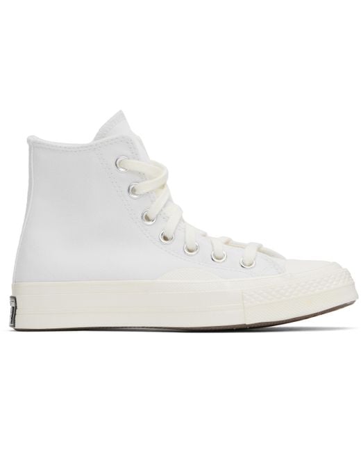 Converse Chuck 70 Textured High Top Sneakers in Black | Lyst