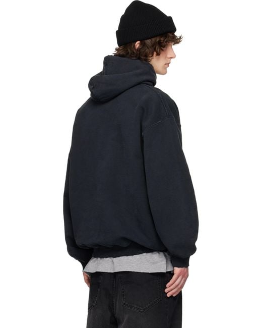 Vetements Jesus On A Cross Hoodie in Blue for Men | Lyst UK