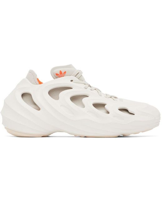 adidas Originals White Adiform Q Sneakers in Black for Men | Lyst