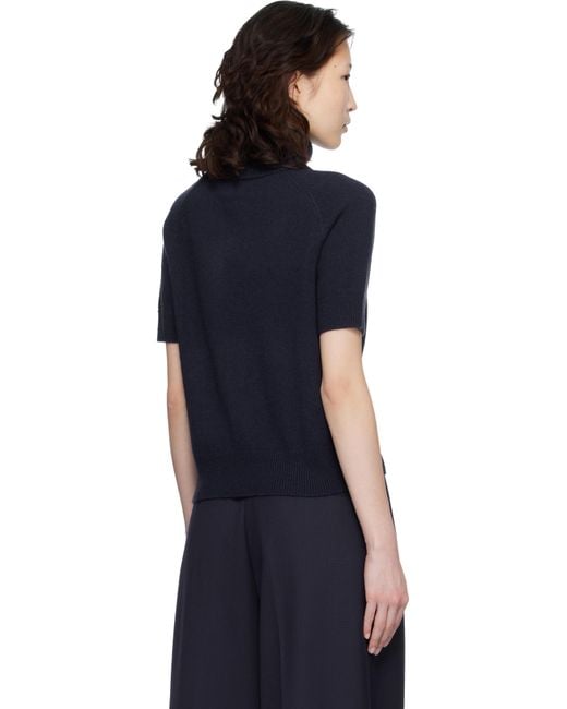 Anine Bing Jackson Turtleneck in Blue | Lyst UK