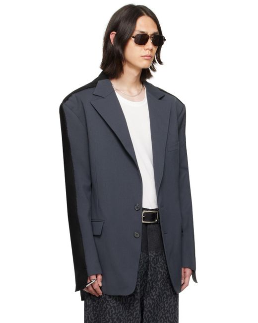 Lu'u Dan Oversized Blazer in Blue for Men | Lyst