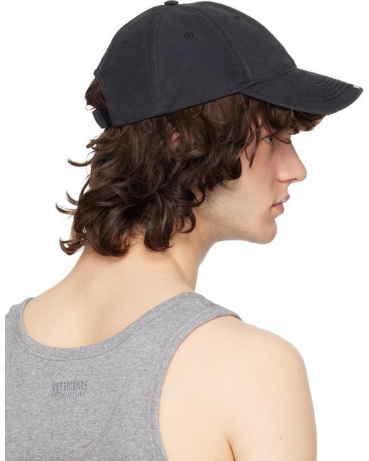 Vetements Nano Logo Cap in Blue for Men | Lyst UK