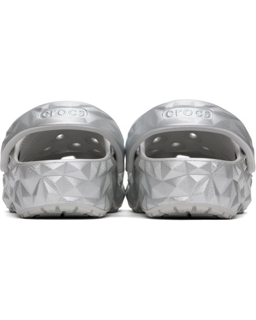 Crocs™ Classic Metallic Geometric Clogs in Black | Lyst