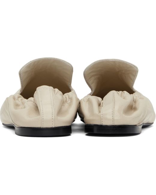 TOTEME Elastic Back Loafers in Black | Lyst