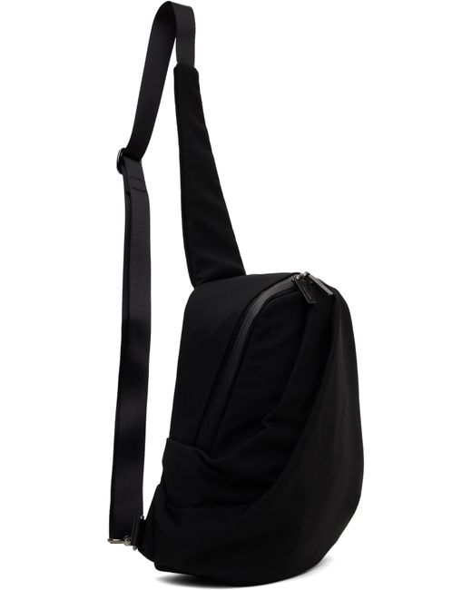 Yohji Yamamoto Wool Gabardine Nylon Tuck Sling Backpack in Black for ...