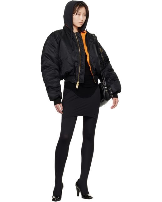 Vetements Alpha Industries Edition Fitted Reversible Bomber Jacket in ...