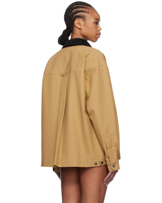 Maria McManus Tan Field Jacket in Natural | Lyst