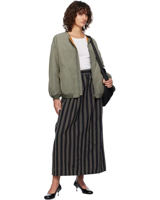 Visvim Thorson Bomber Jacket in Gray | Lyst