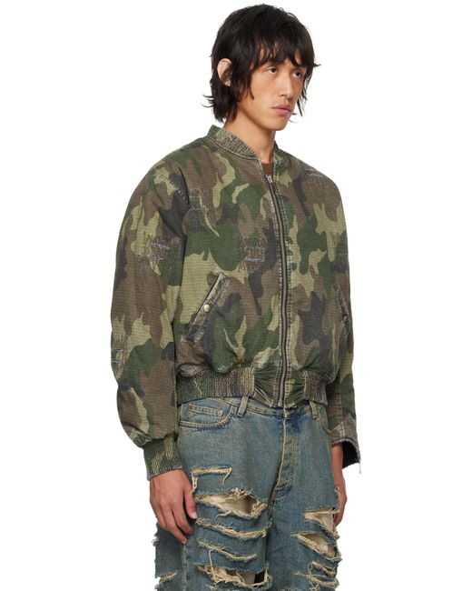 424 Military Bomber Jacket in Green for Men | Lyst