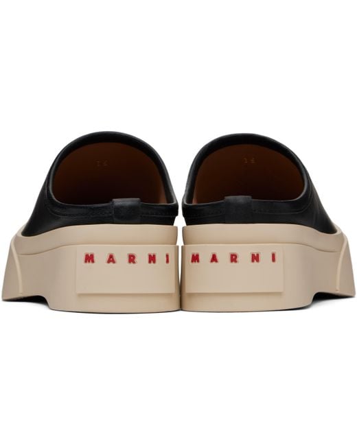 Marni Pablo Sabot Slip-On Loafers in Black | Lyst