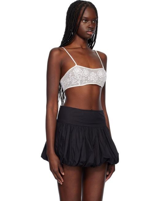 Bode Middlemist Bra in Black | Lyst