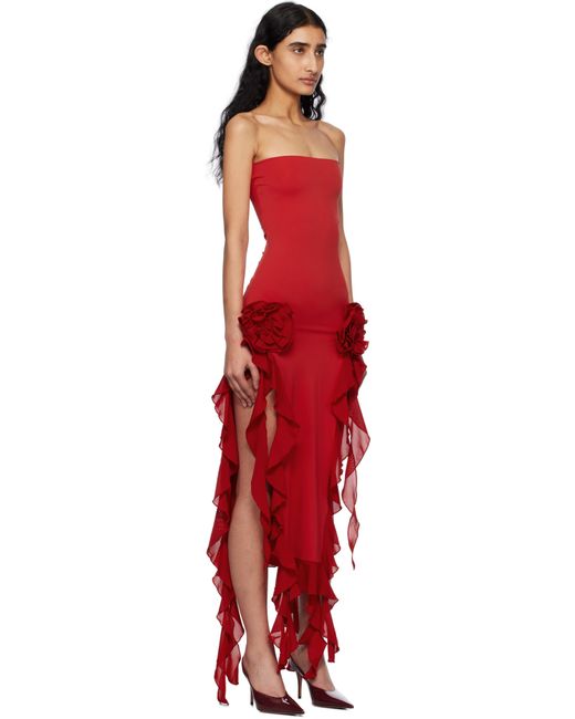 Fanci Club 'The Thieves Evening' Maxi Dress in Red | Lyst